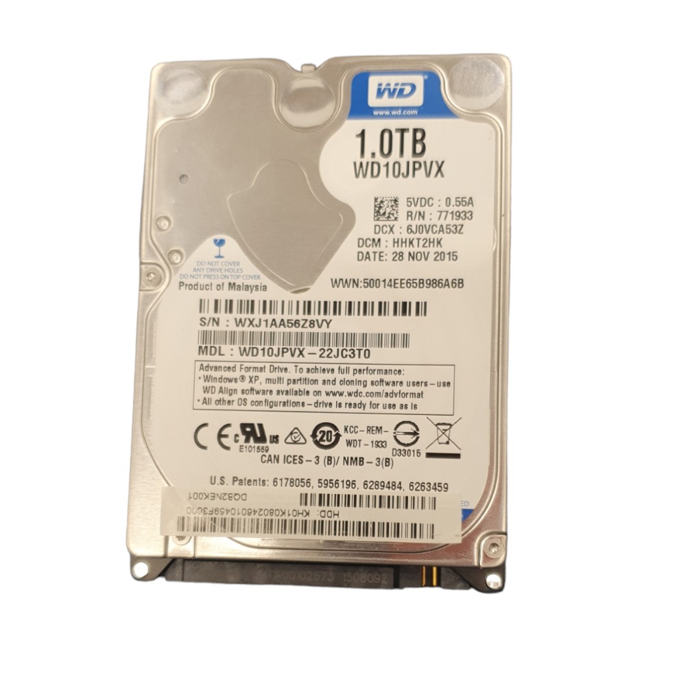 Pre-owned 2.5" WD 1.0TB Hard Drive - Own4Less